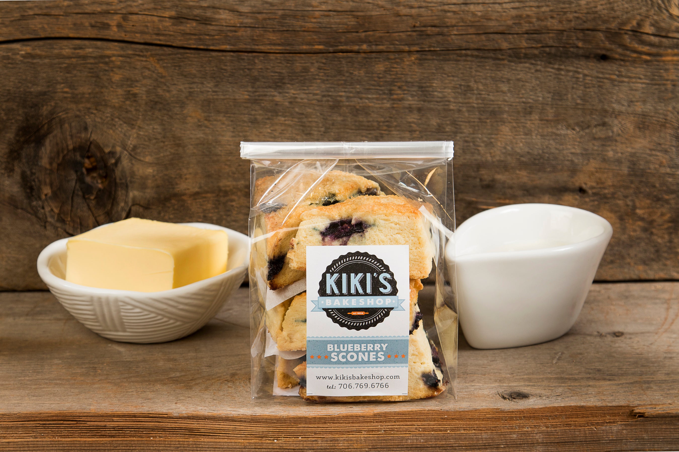 Kiki's Bakeshop Blueberry Scones | Kiki's Bakeshop